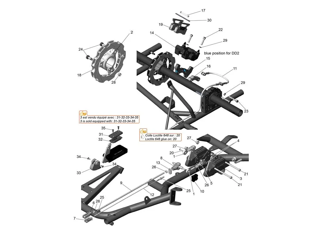 REAR BRAKE - SODI SIGMA DD2 2022-2024
